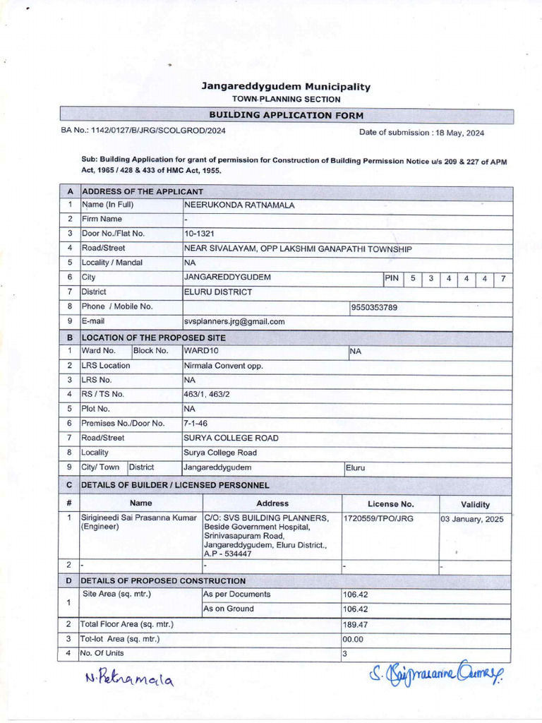 BA Plan and Application of NR | PDF