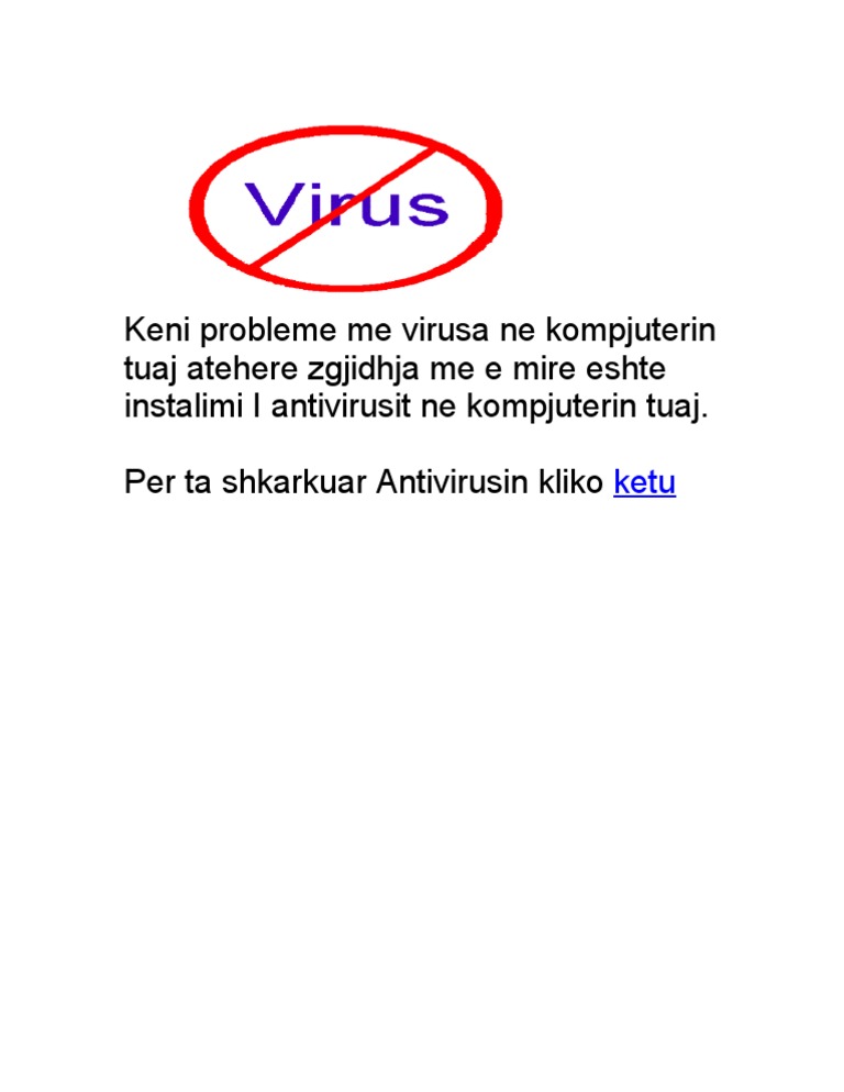 Shkarko Dhe Instalo AntiVirusin | PDF