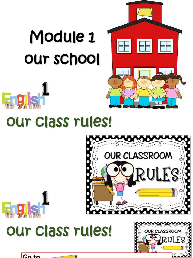 20-21 E1 1.1 Our Class Rules - Class | PDF | Teachers | Learning