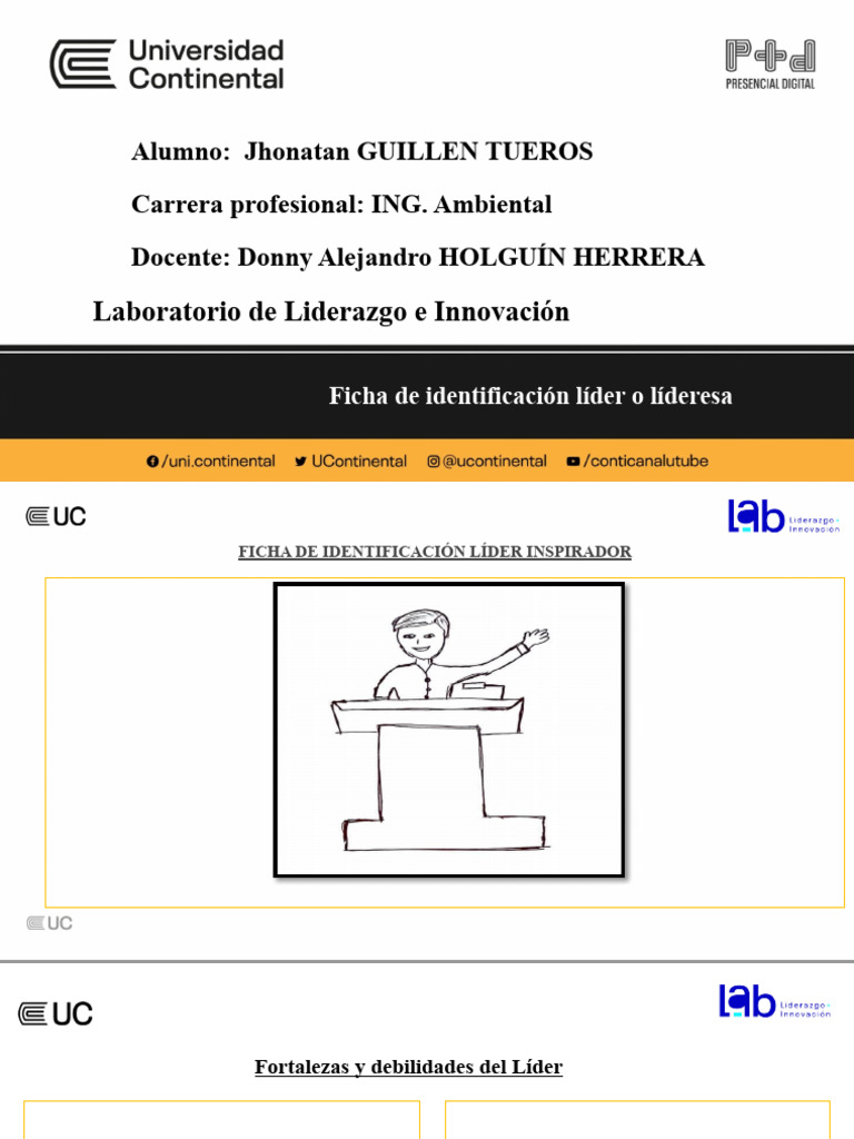 Ficha de Identificación Líder Inspirador | PDF | Liderazgo | Felicidad