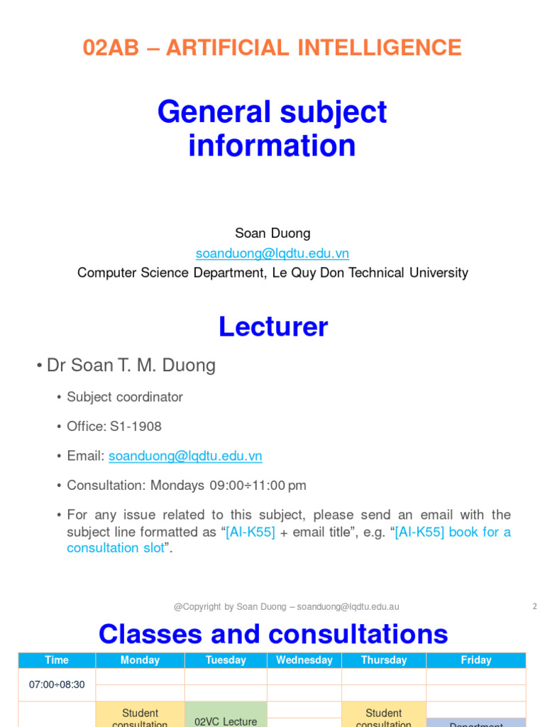4S Lecture 00 General Subject Information | PDF | Machine Learning ...