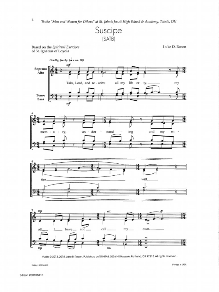 Suscipe | PDF