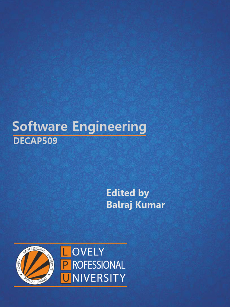 8801 Decap509 Software Engineering | PDF | Software Development Process | Software