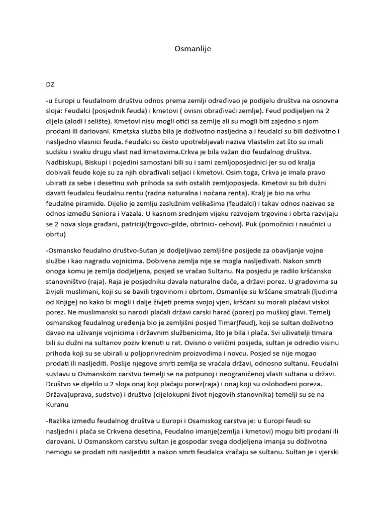 Povijest Osmanlije | PDF