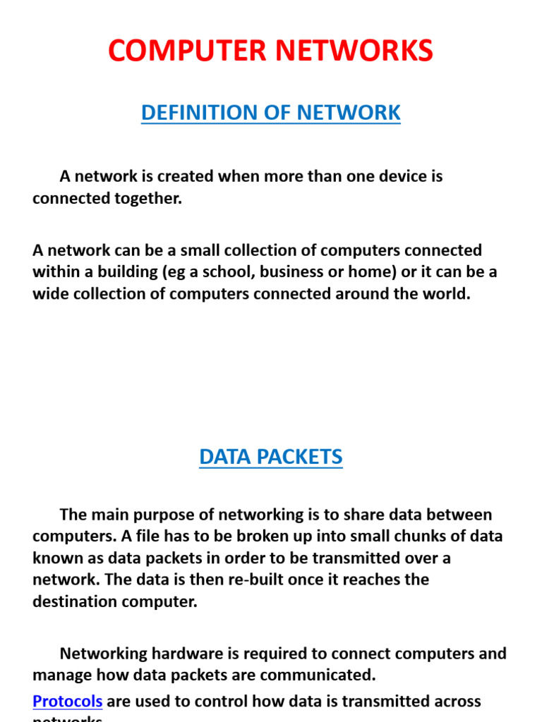 Computer Networks | PDF | Computer Network | Network Topology