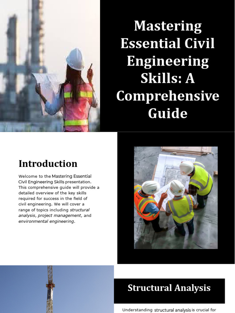 Civil Engineering Skill's | Download Free PDF | Civil Engineering | Engineering