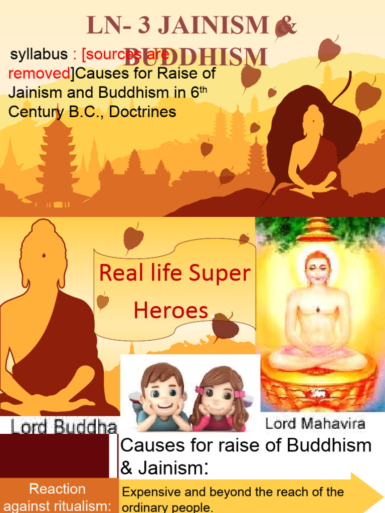 LN - 3 Jainism & Buddhism | PDF | Noble Eightfold Path | Eastern Philosophy