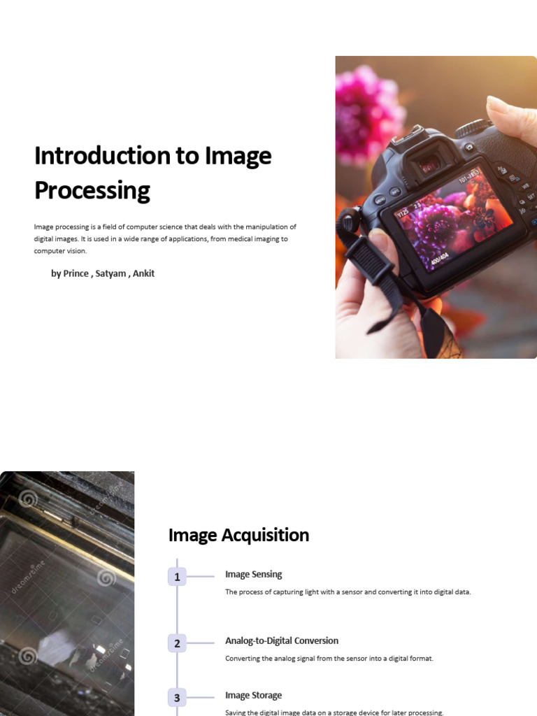 image processing | PDF | Data Compression | Computer Vision