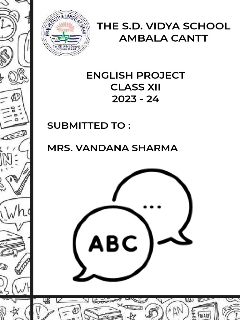 Eng Project File The Last Lesson | PDF | Science & Mathematics
