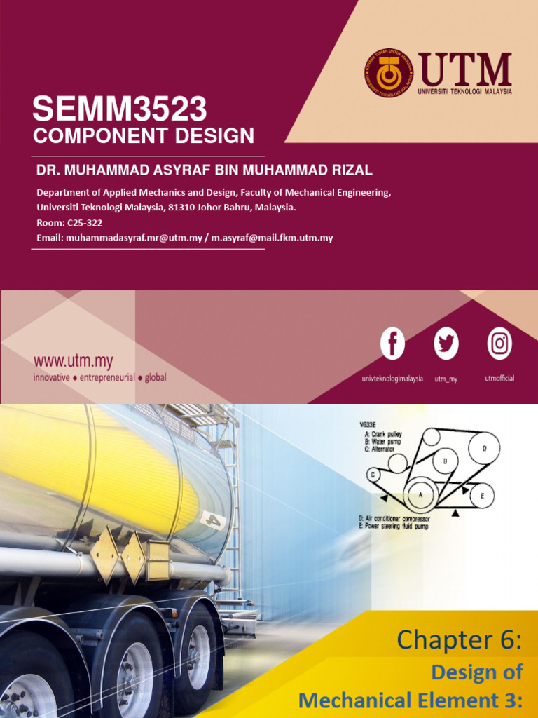 Chapter 6 Mechanical Element 3 - Belt | PDF | Belt (Mechanical) | Mechanics