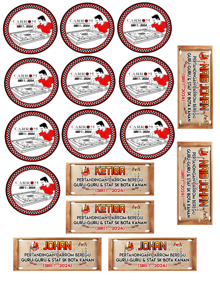 Sticker Piala Carron 2024 Siri 1 | PDF