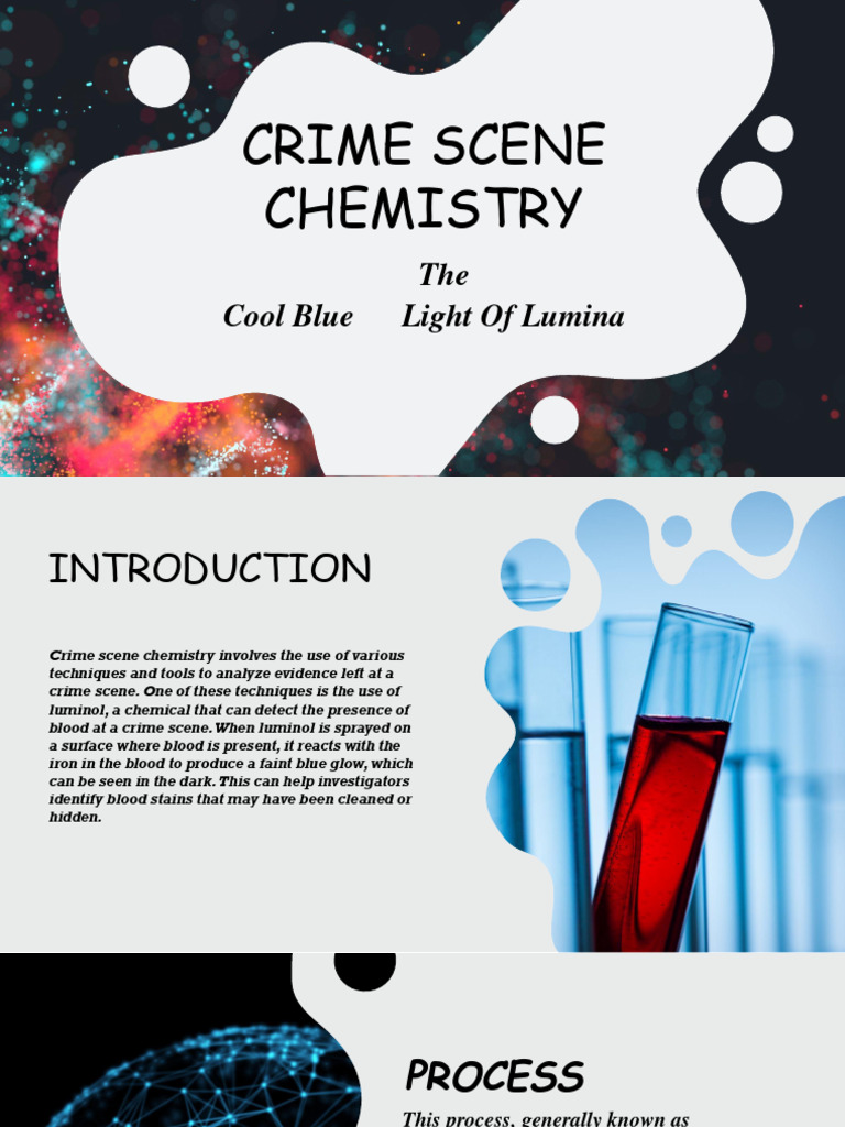 Crime Scene Chemistry: The Cool Blue Light of Lumina | PDF | Chemical ...