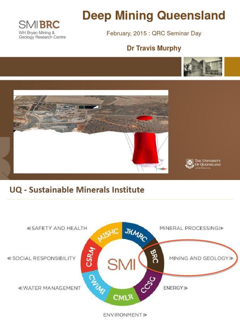 Deep Mining Queensland UOQ - 2015 | PDF | Mining | Ore