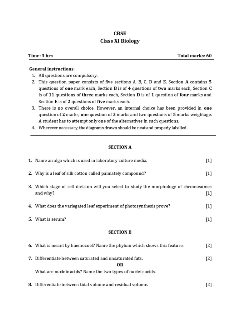 Self Notes Touching The Best Point From Every Chapter | PDF | Biology