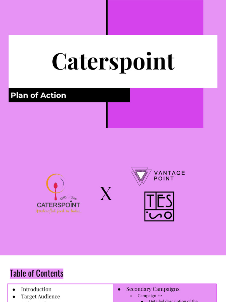 Caterspoint | PDF | Foods | Cuisine