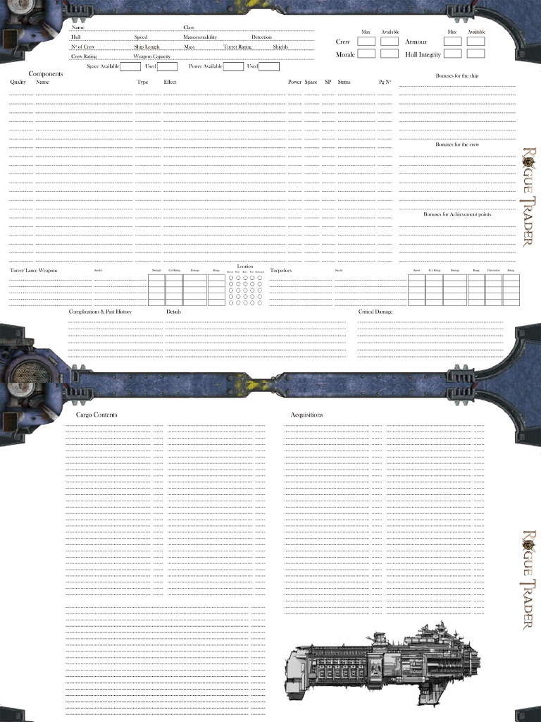 RT Ship Sheet Orthesian 1 | PDF