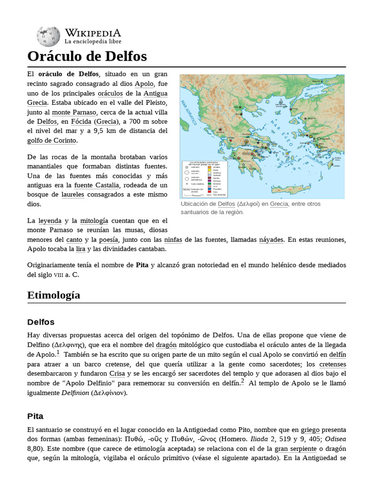 Oráculo de Delfos | PDF | Delphi