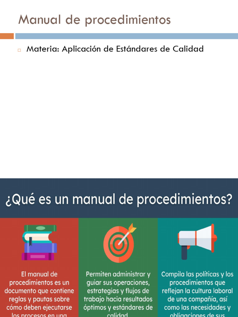 Manual de Procedimientos Empresariales | PDF | Business | Gestión de ...