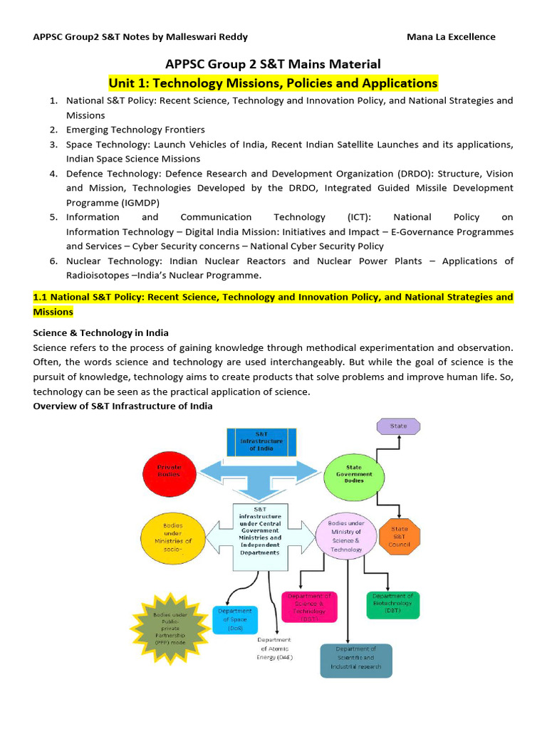 Group2 S&T Material Final | PDF | Outer Space | Satellite