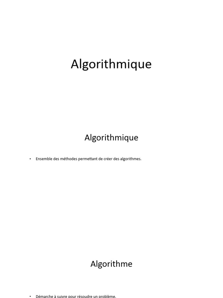 Chapitre 1 | PDF | Variable (informatique) | Booléen