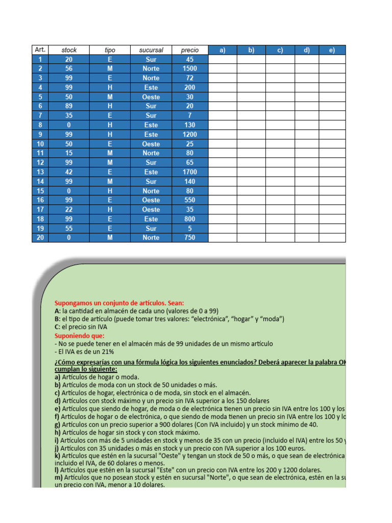 S4 Excel Exam - Part1 - Logical and Conditional Functions | PDF