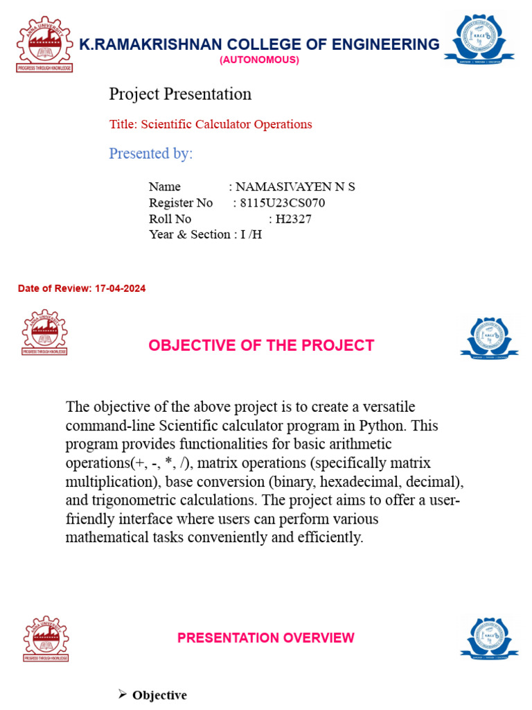 Python Project (Namasivayen) | PDF | Trigonometric Functions | Matrix (Mathematics)