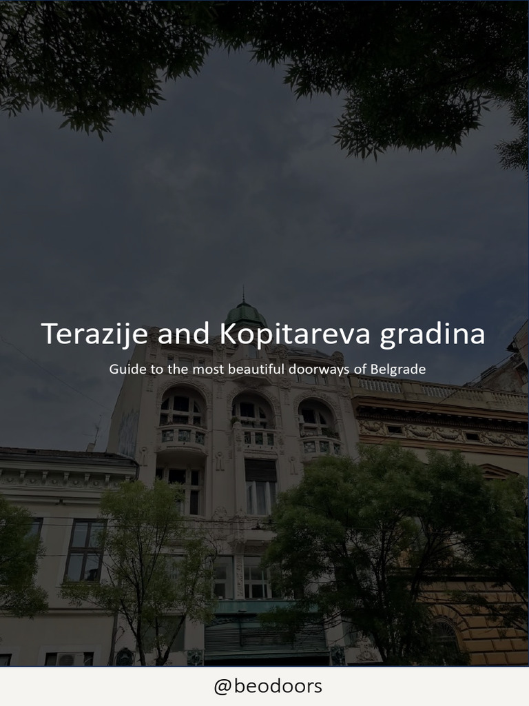 Belgrade Doors Guide Terazije en | PDF | Art