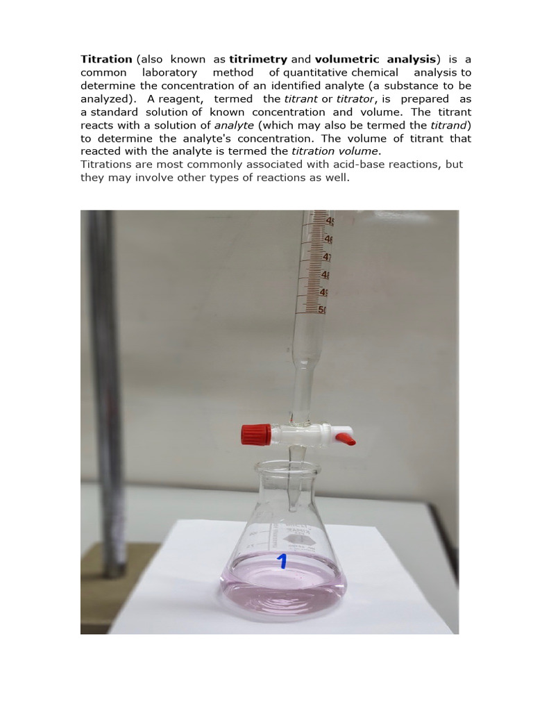 Titration examples for chem | PDF | Titration | Chemistry