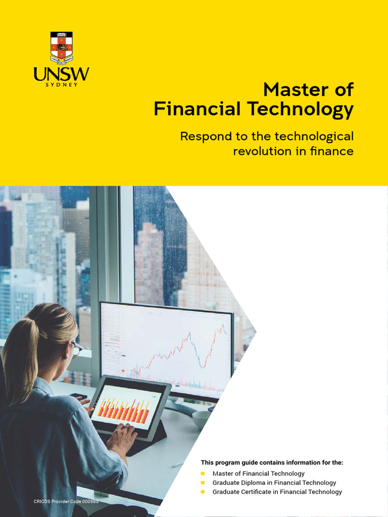 UNSW Master of Financial Technology | PDF | Analytics | Statistics