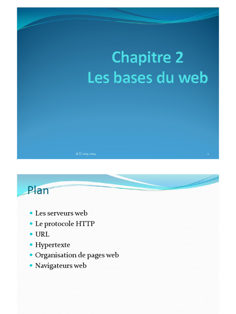 Introduction aux serveurs et protocoles web | PDF | Internet | Internet et Web