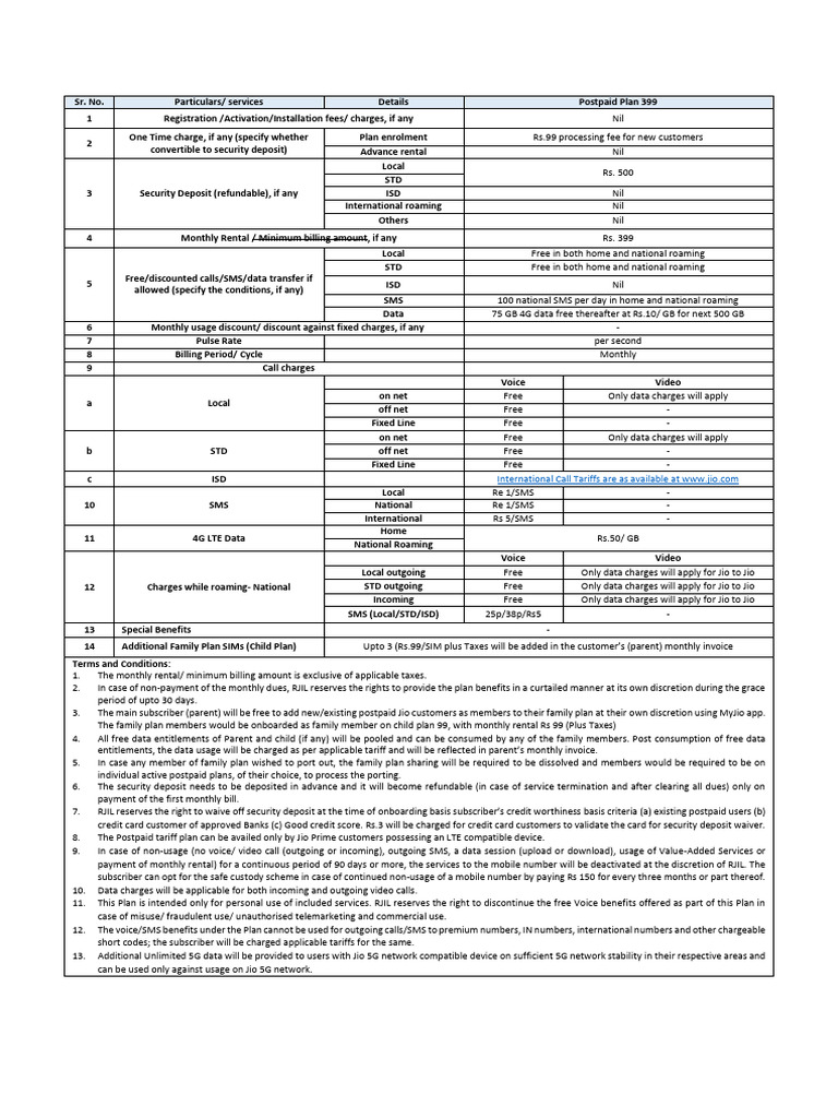 Mobility Postpaid Plans | PDF | Roaming | Credit Card Mobility Postpaid Plans | PDF | Roaming | Credit Card