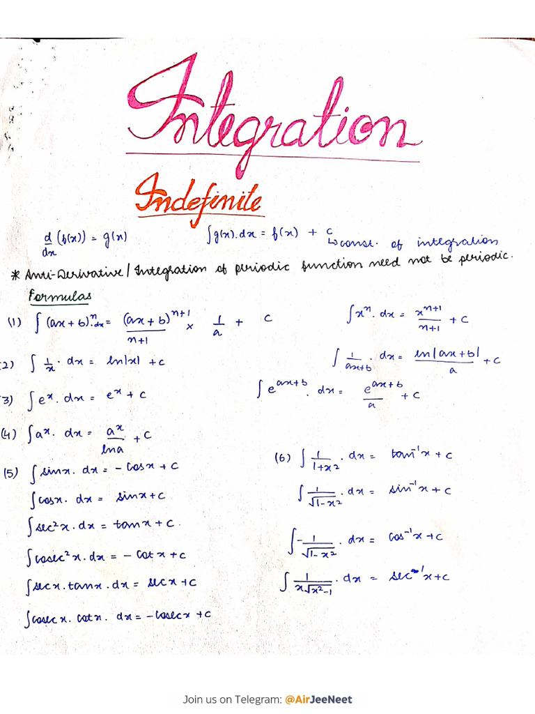 Handwritten Notes Integration Pdf