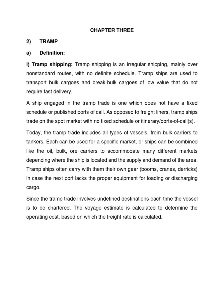 Lesson Three Sea Freight and Tarrifs | PDF | Tonnage | Ships