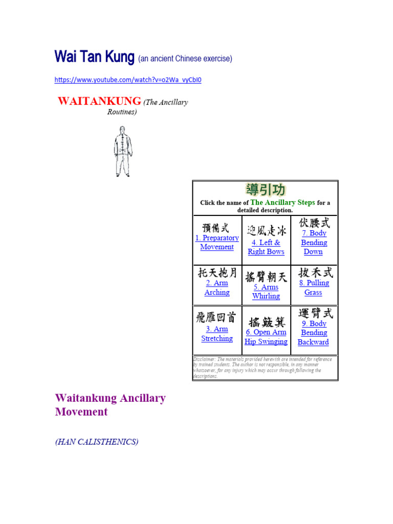 Wai Tan Kung | PDF | Hand | Foot