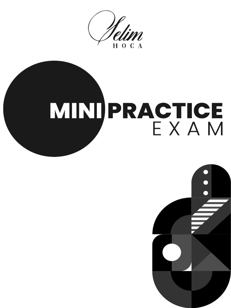Mini Practice Exam for English Proficiency | PDF | Water | Advertising