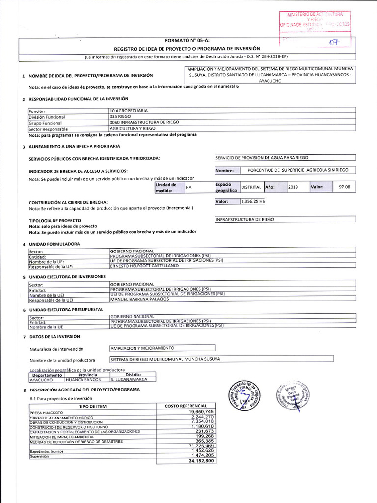 Formato 5-A | PDF