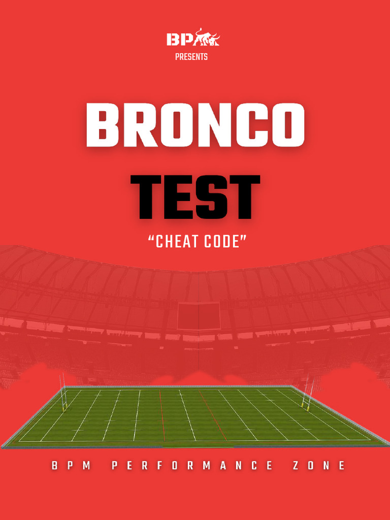 BP Performance Bronco Test | PDF
