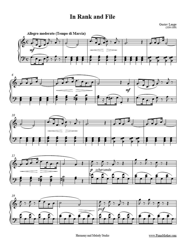 In Rank and File Lange | PDF