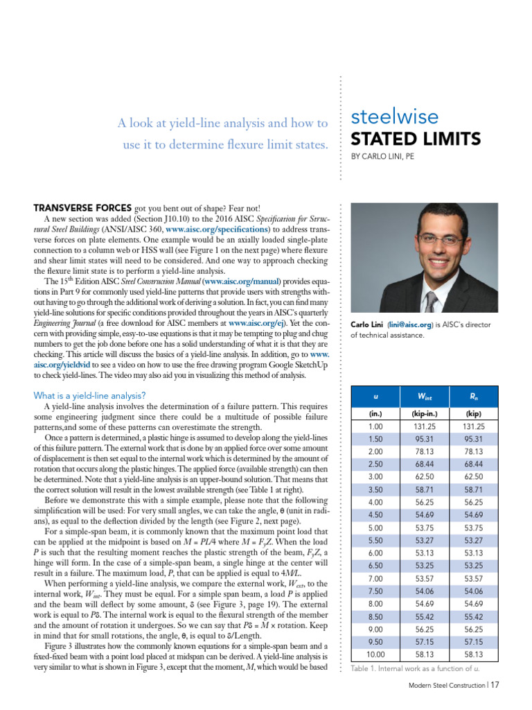 YIELD-LINE_ANALYSIS_-_CARLO_LINI_-_Modern_Steel_Construction_-_February ...