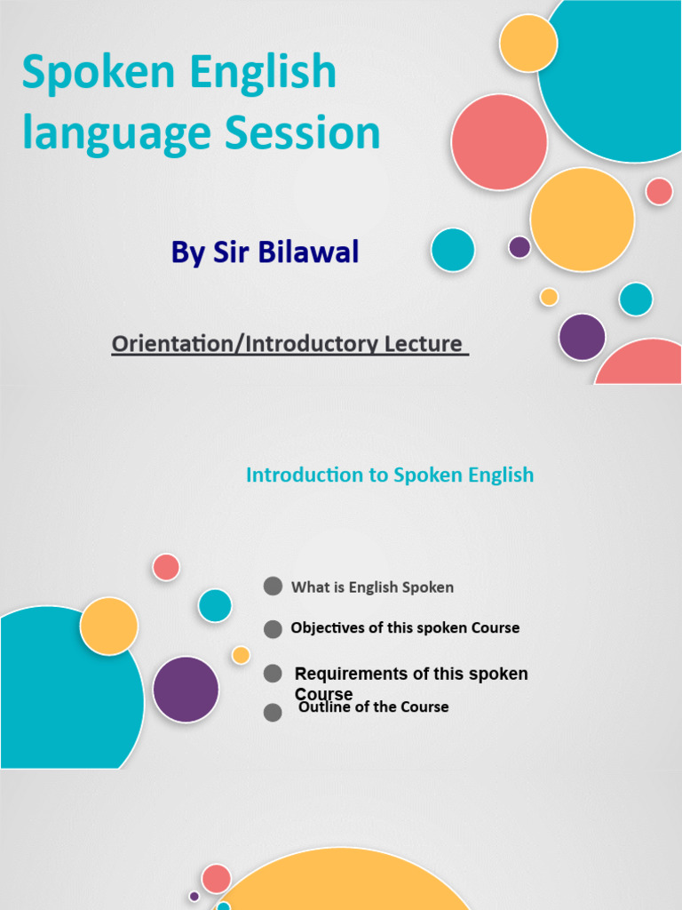Spoken English-WPS Office | PDF | Communication | English Language