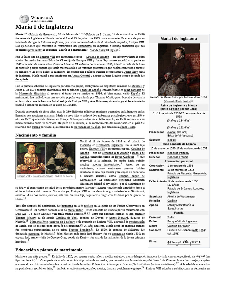 María_I_de_Inglaterra | PDF