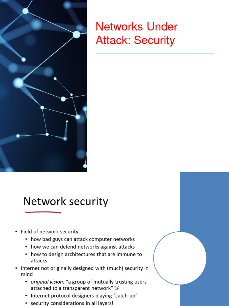 Chapt1 6 Network Attacks | PDF | Computer Network | Denial Of Service Attack