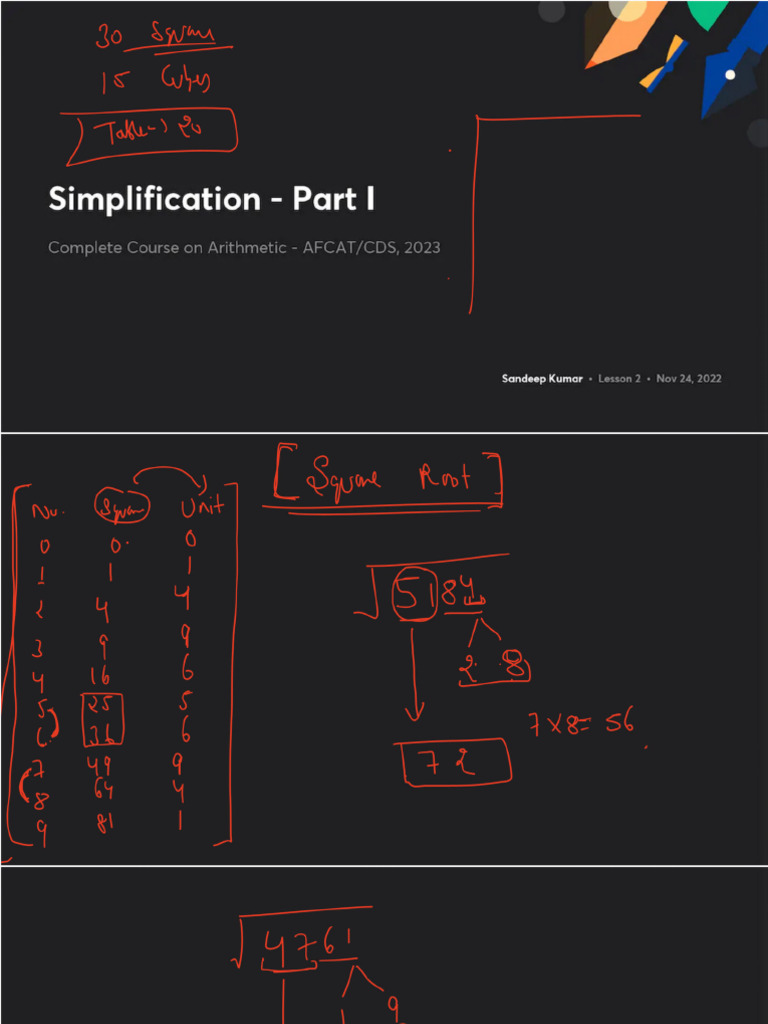 Simplification Part I With Anno | PDF