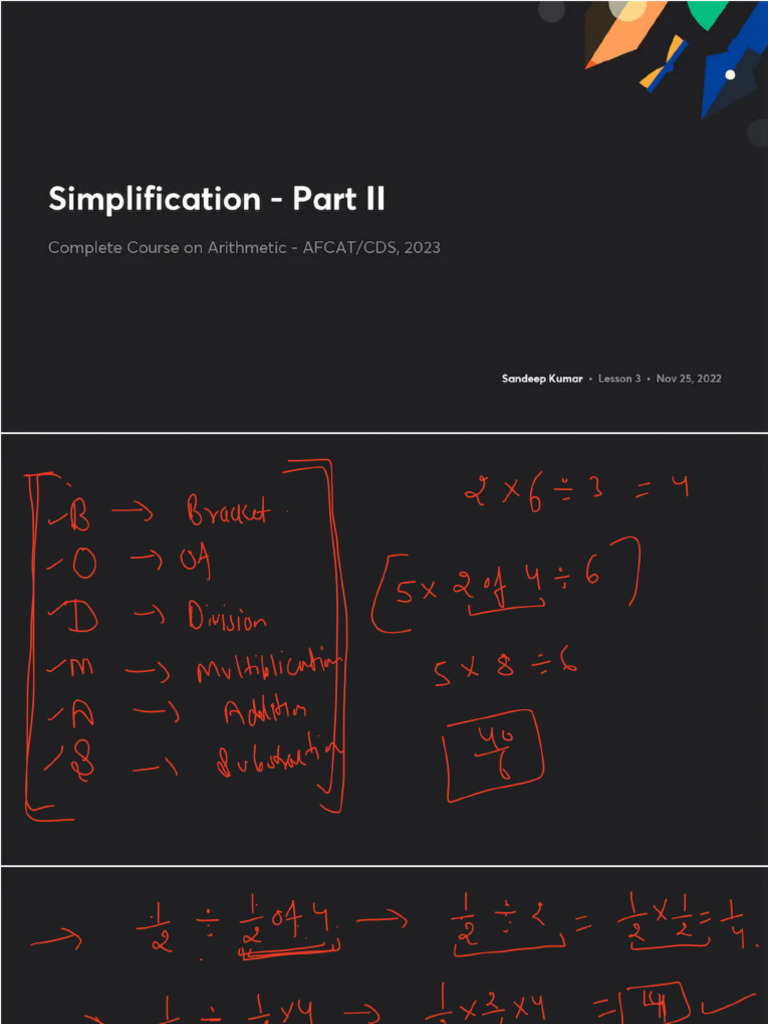 Simplification Part II With Anno | PDF