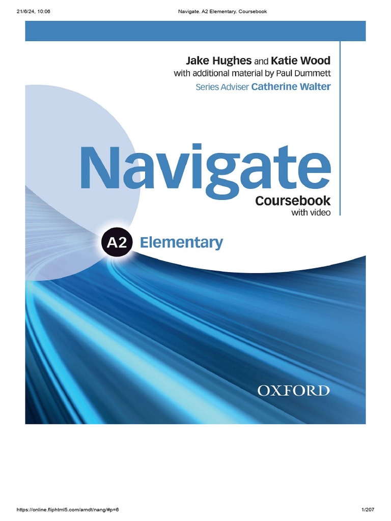 Navigate. A2 Elementary. Coursebook | PDF