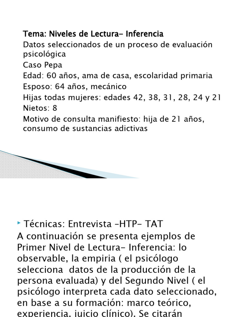 Niveles de Lectura 2 | PDF | Ciencia cognitiva | Cognición