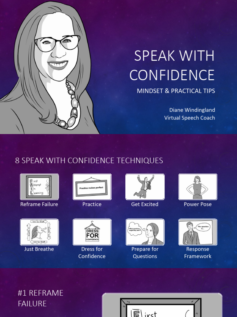 Speak With Confidence-8 Tips | PDF