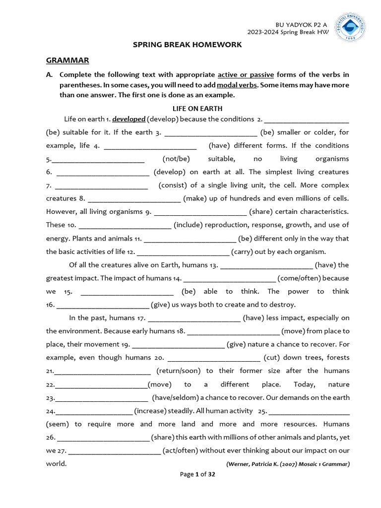 Spring Break Homework | PDF | E Commerce | Online Shopping