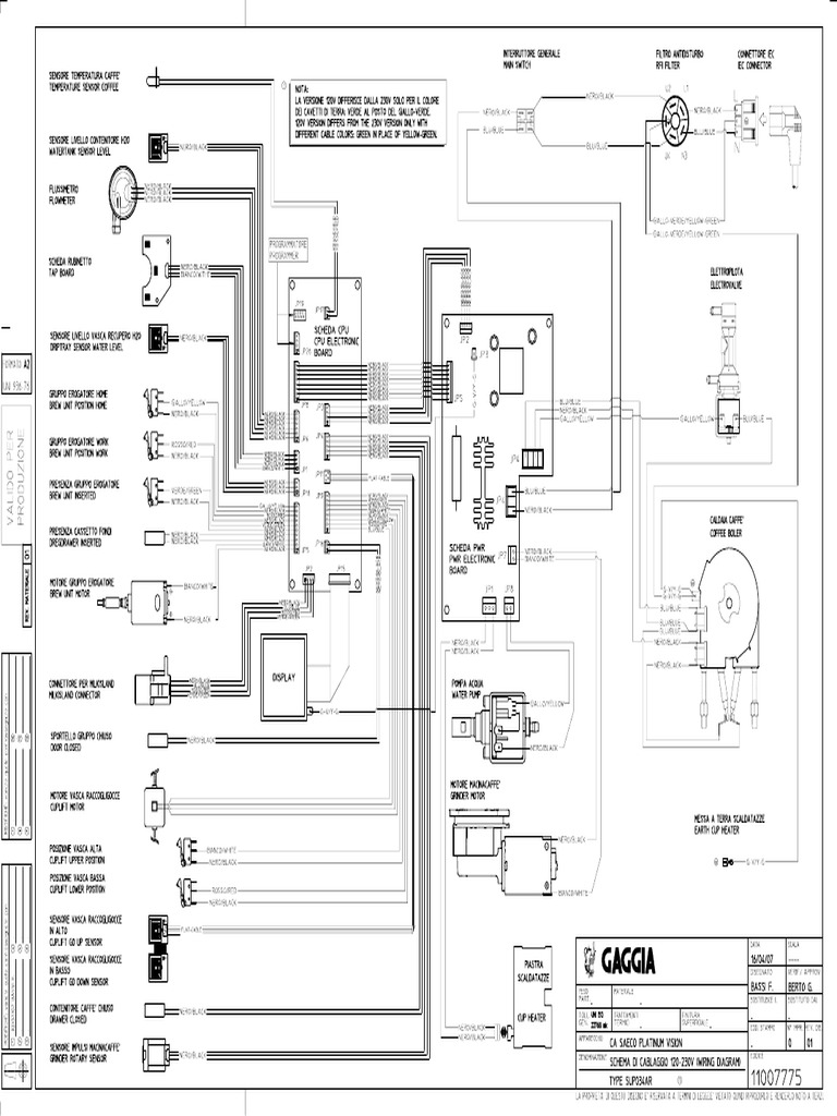 Platinum Vision Electrical Diagram | PDF