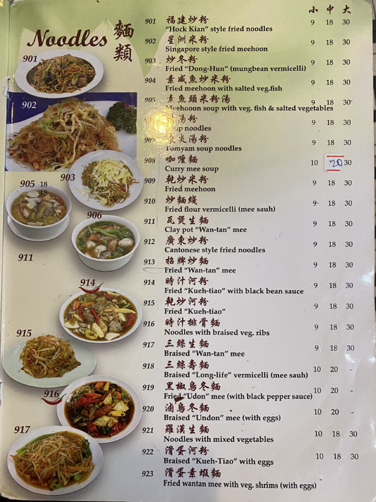 Kwan Yin Vegetarian Sec 17 PJ Menu | PDF